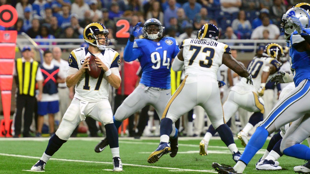 Los Angeles Rams' struggling offensive line will remain as constituted ...