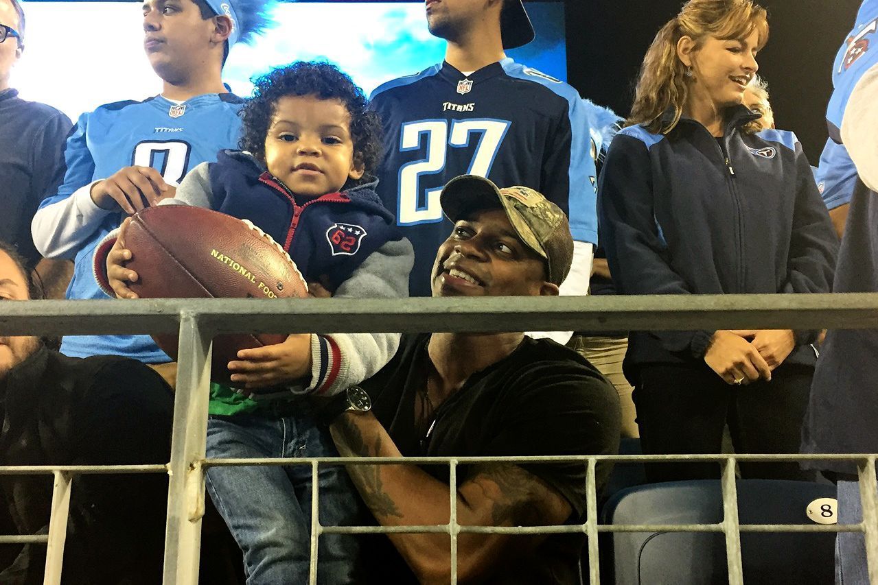 One night, five Tennessee Titans TD balls, five fans with souvenirs ...