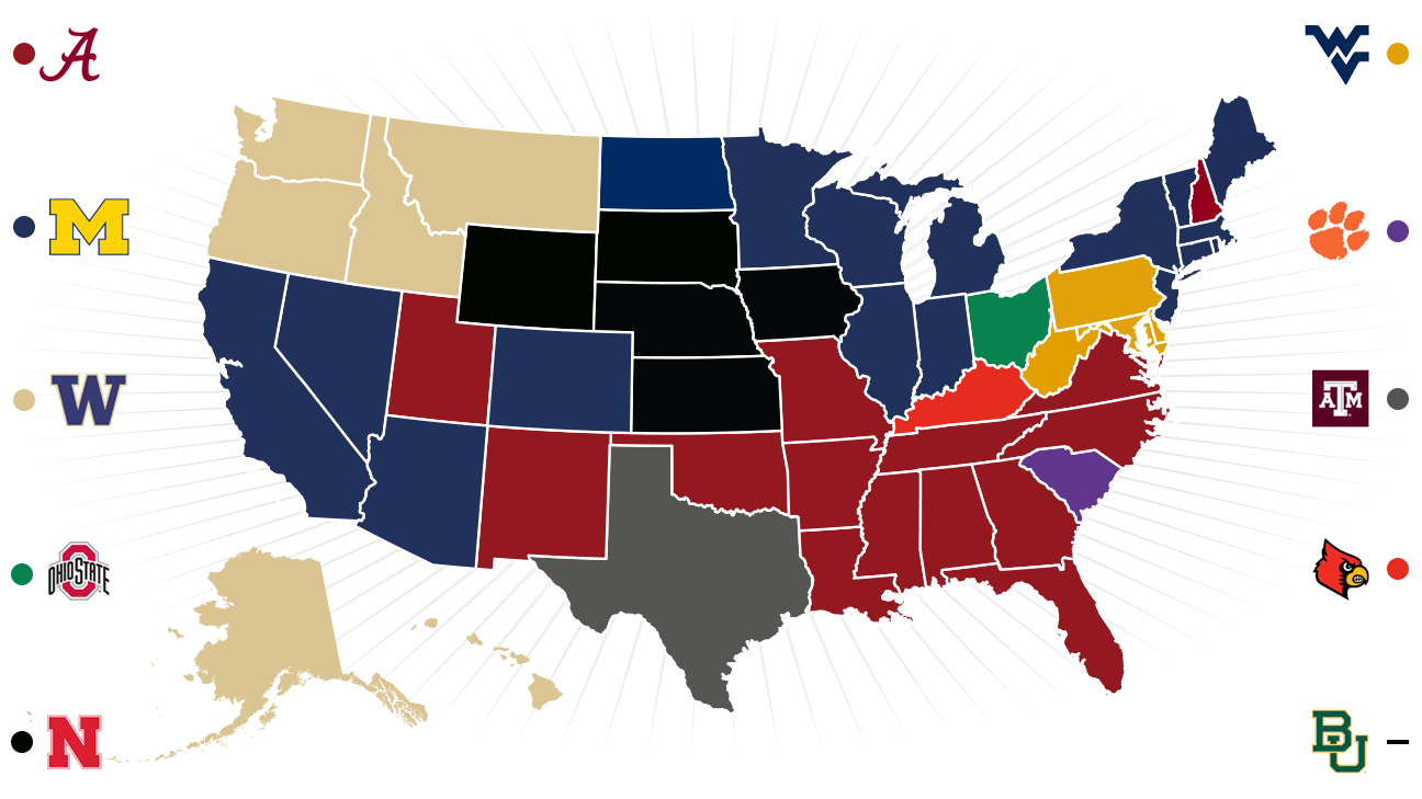 Decision 2016 -- SportsNation likes Alabama, Michigan in College ...