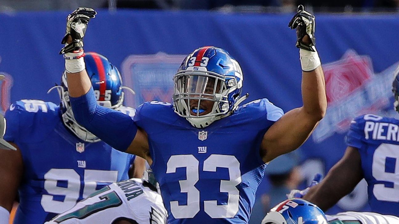 Undrafted rookie Andrew Adams playing way into bigger role with Giants ...