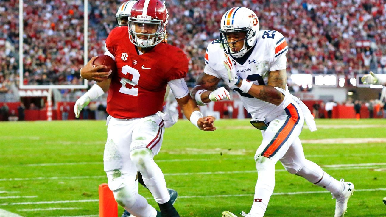 Alabama QB Jalen Hurts has opportunity for 2017 Heisman run - ESPN ...