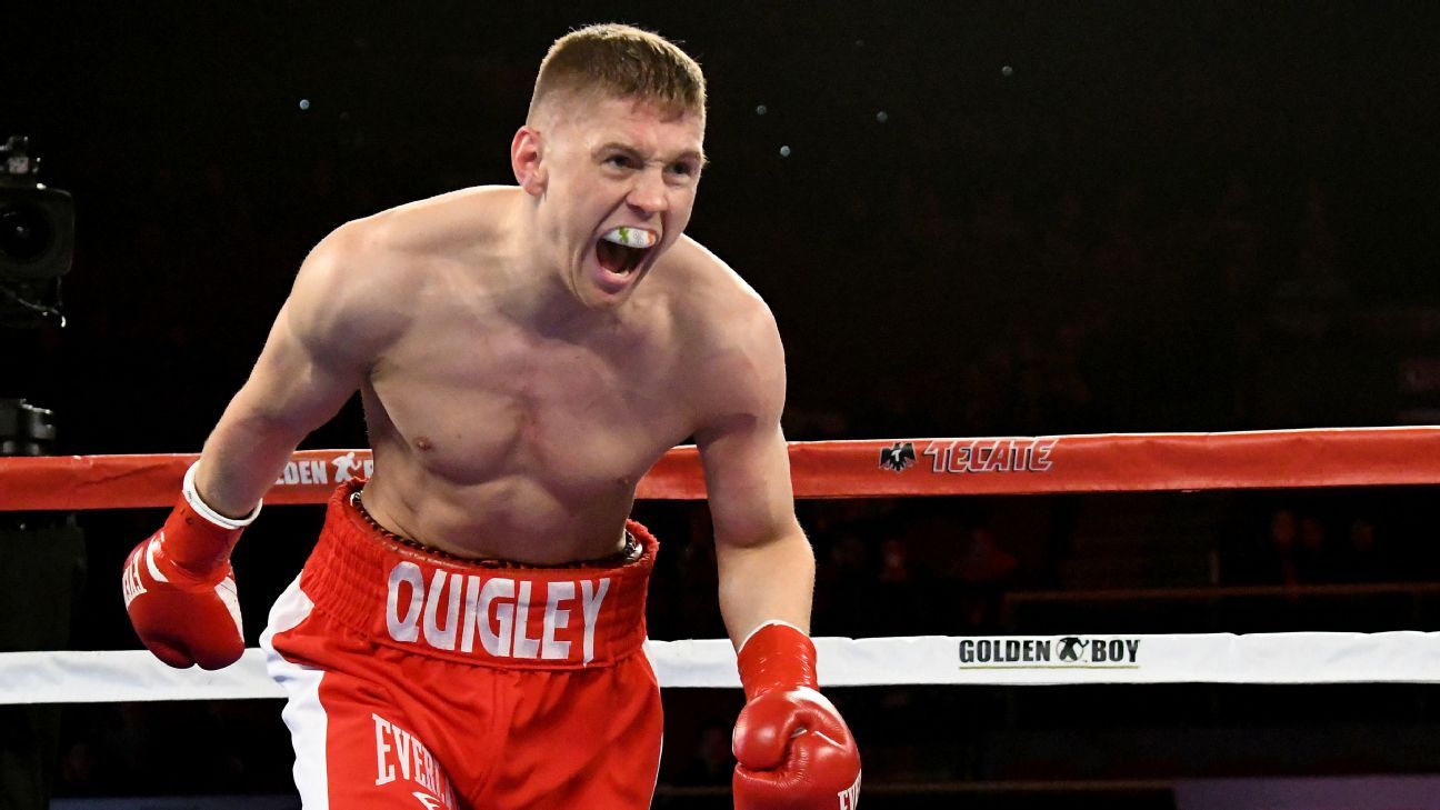 Jason Quigley set to fight Glen Tapia in middleweight bout on Golden ...