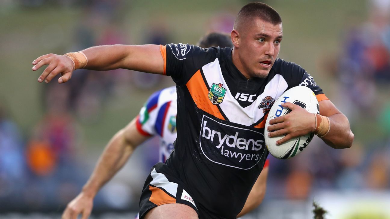 Wests Tigers' NRL player Kyle Lovett hid cocaine in underwear from ...
