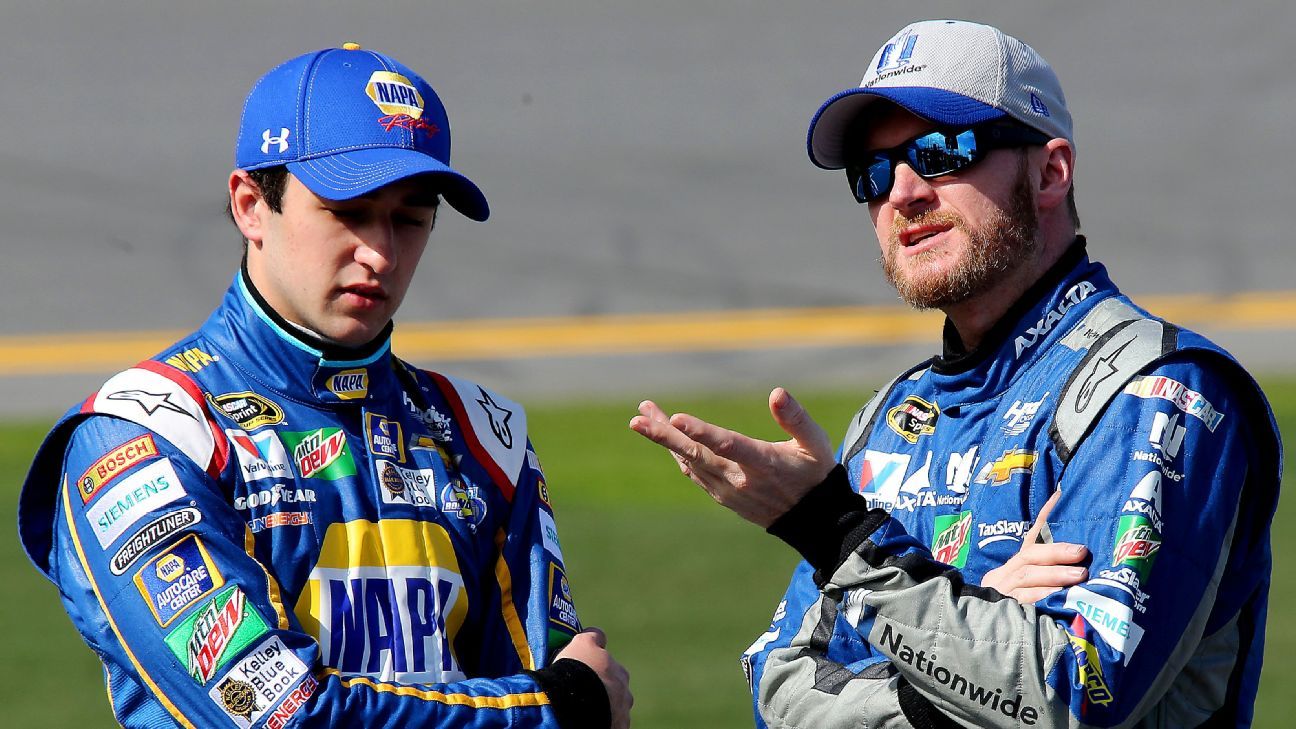 NASCAR - Chase Elliott, Dale Earnhardt Jr. lead intrigue into Daytona ...