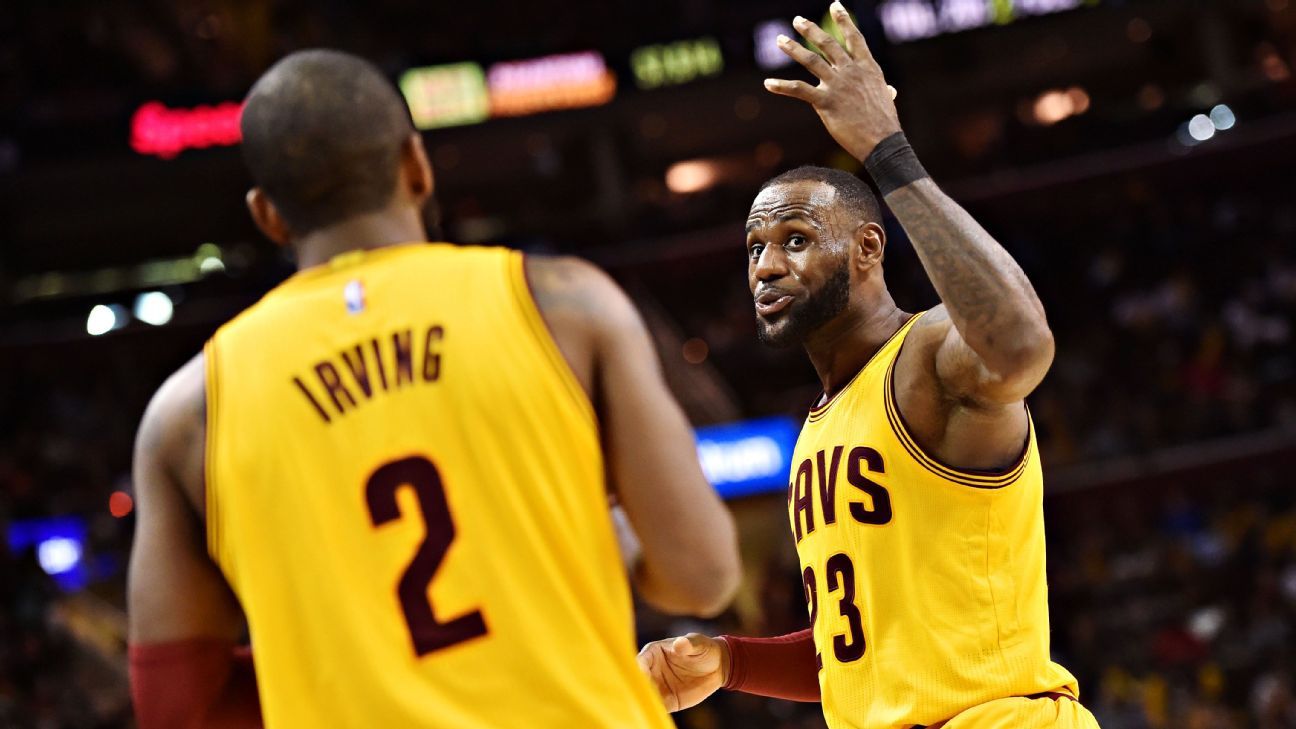 Zach Lowe on LeBron James, Kyrie Irving and the 1-3 pick-and-roll - NBA ...
