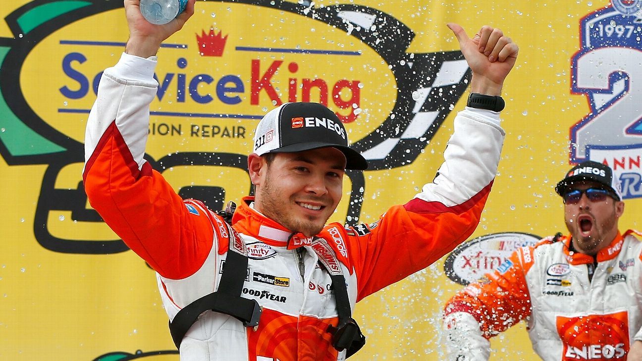 Kyle Larson wins at Fontana for second career victory - ESPN