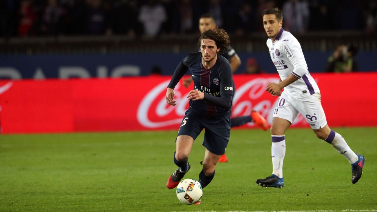 Paris Saint-Germain eye Adrien Rabiot contract extension source - ESPN