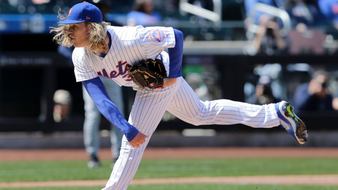 New York Mets pitcher Noah Syndergaard exits Opening Day start with ...