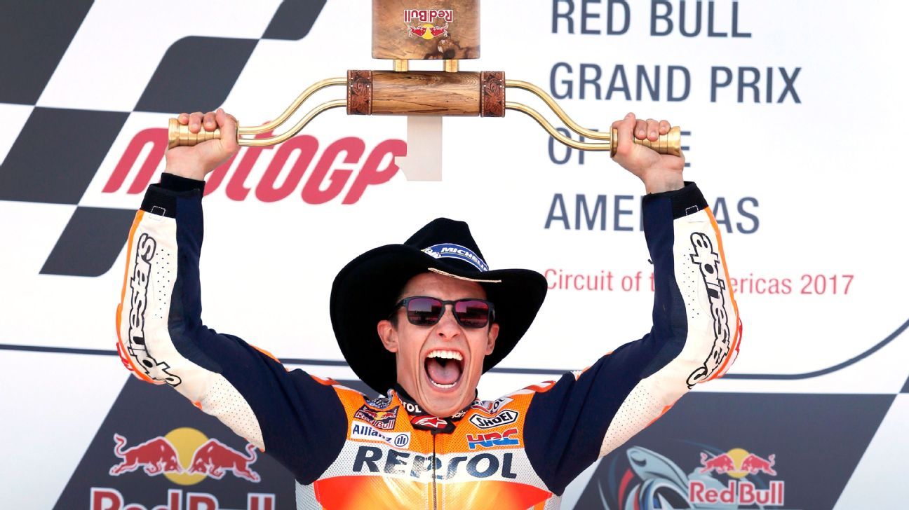 Marc Marquez wins fifth straight MotoGP Grand Prix of the Americas - ESPN