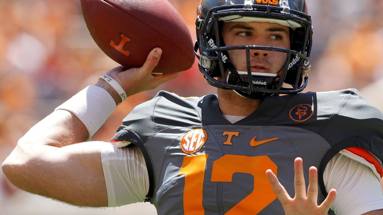 Tennessee backup QB Quinten Dormady says he plans to transfer - ESPN