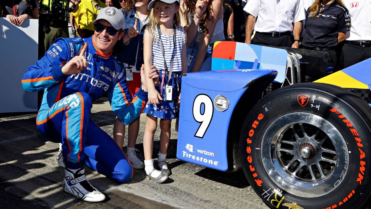 Scott Dixon takes 3rd Indy pole with fastest speeds in 21 years - ESPN