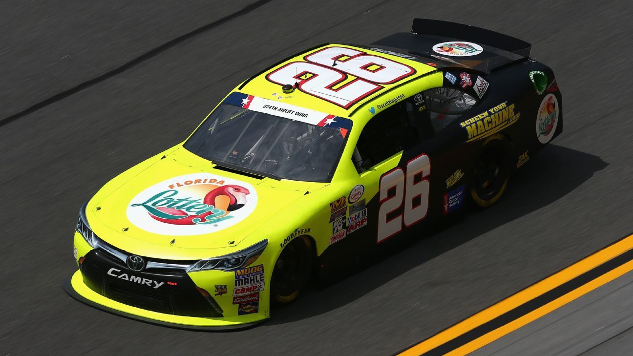 2017 NASCAR XFINITY Series Paint Schemes - Team #26 - ESPN