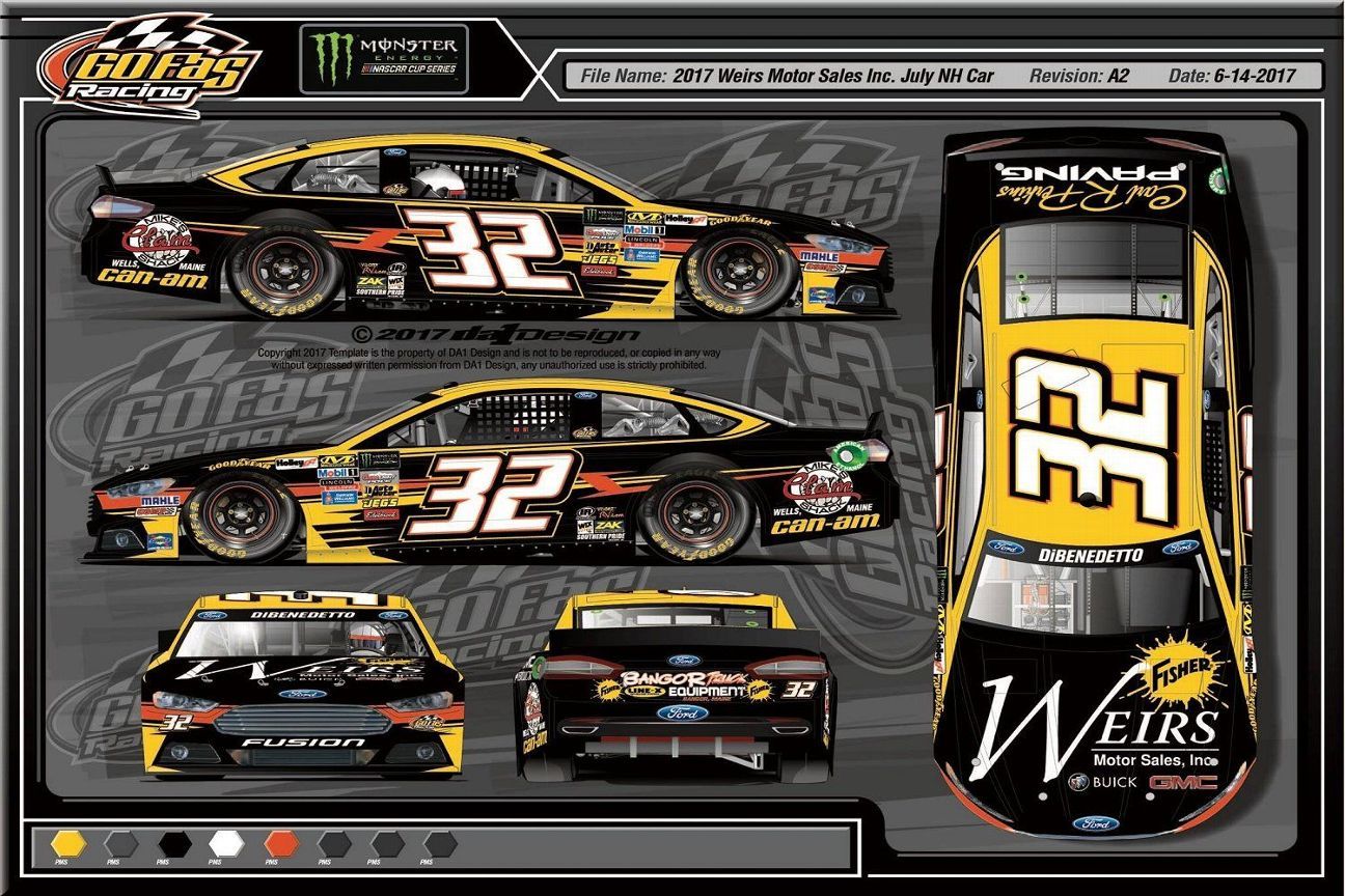 Go Fas Racing will be sporting a local flavor at NHMS
