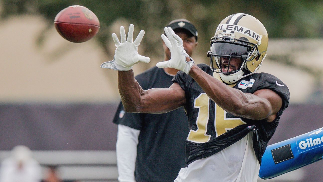 Saints release Brandon Coleman with failed physical designation - ESPN