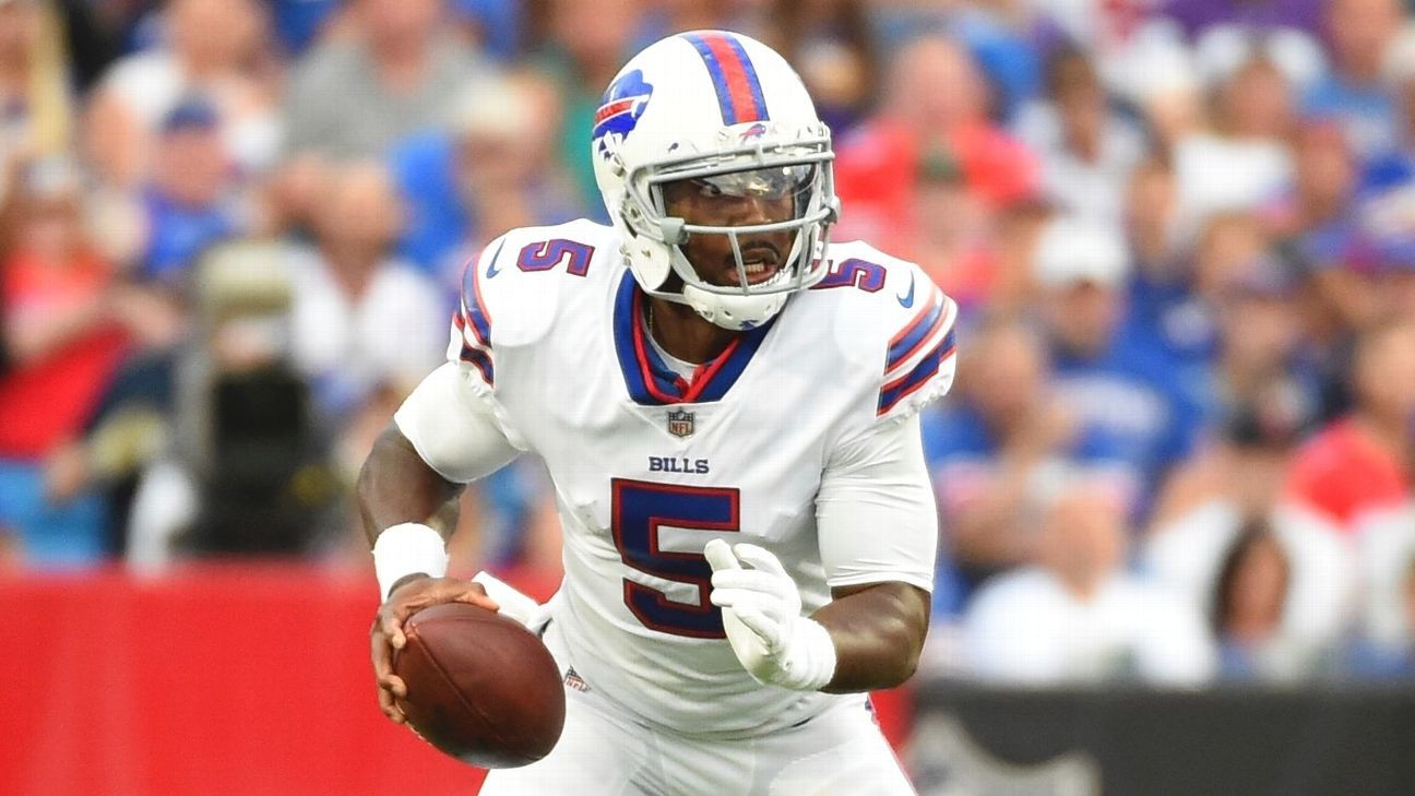 Tyrod Taylor deja el juego ante Ravens y va a protocolo de conmoción - ESPN