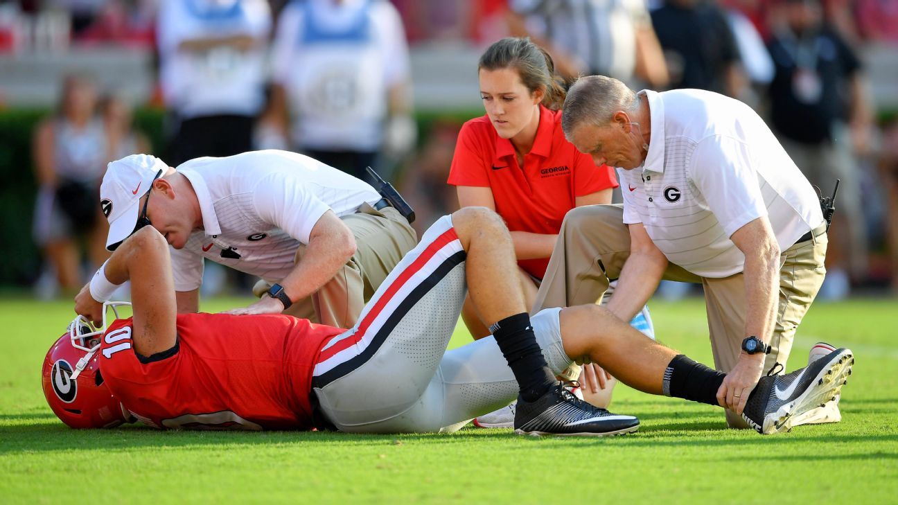 Georgia Bulldogs QB Jacob Eason out against Notre Dame Fighting Irish ...