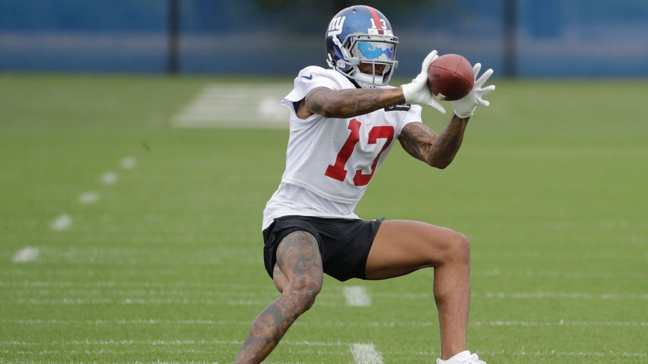 El receptor abierto Odell Beckham Jr. vuelve a las prácticas de los New ...