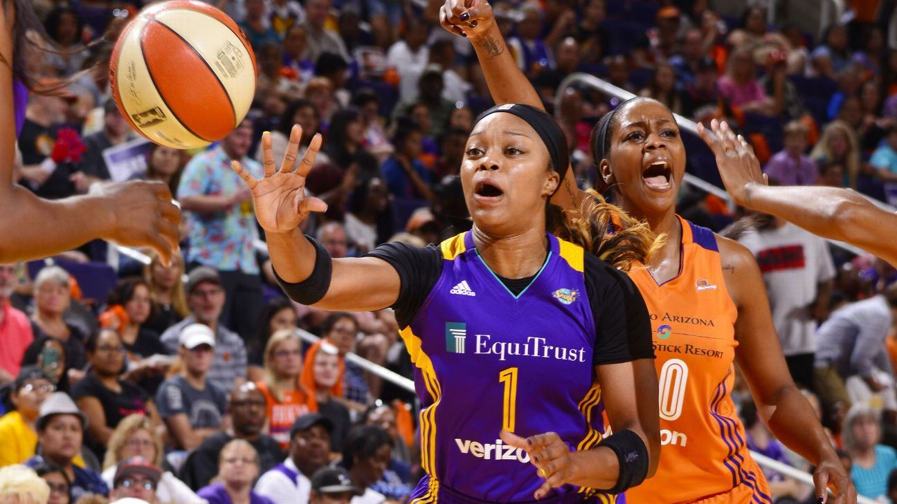 Odyssey Sims steps up her game in her first season with the Los Angeles ...