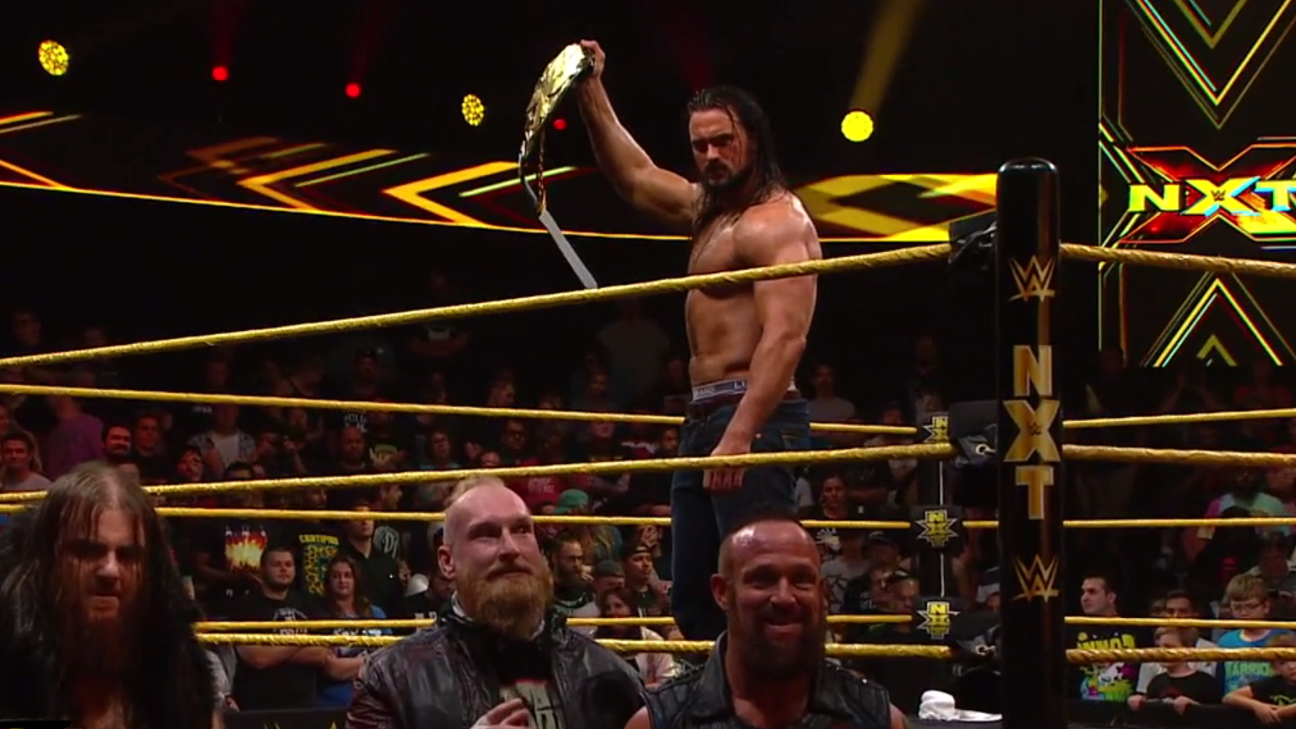 WWE NXT - Champions Drew McIntyre and SAnitY start to fight back ...