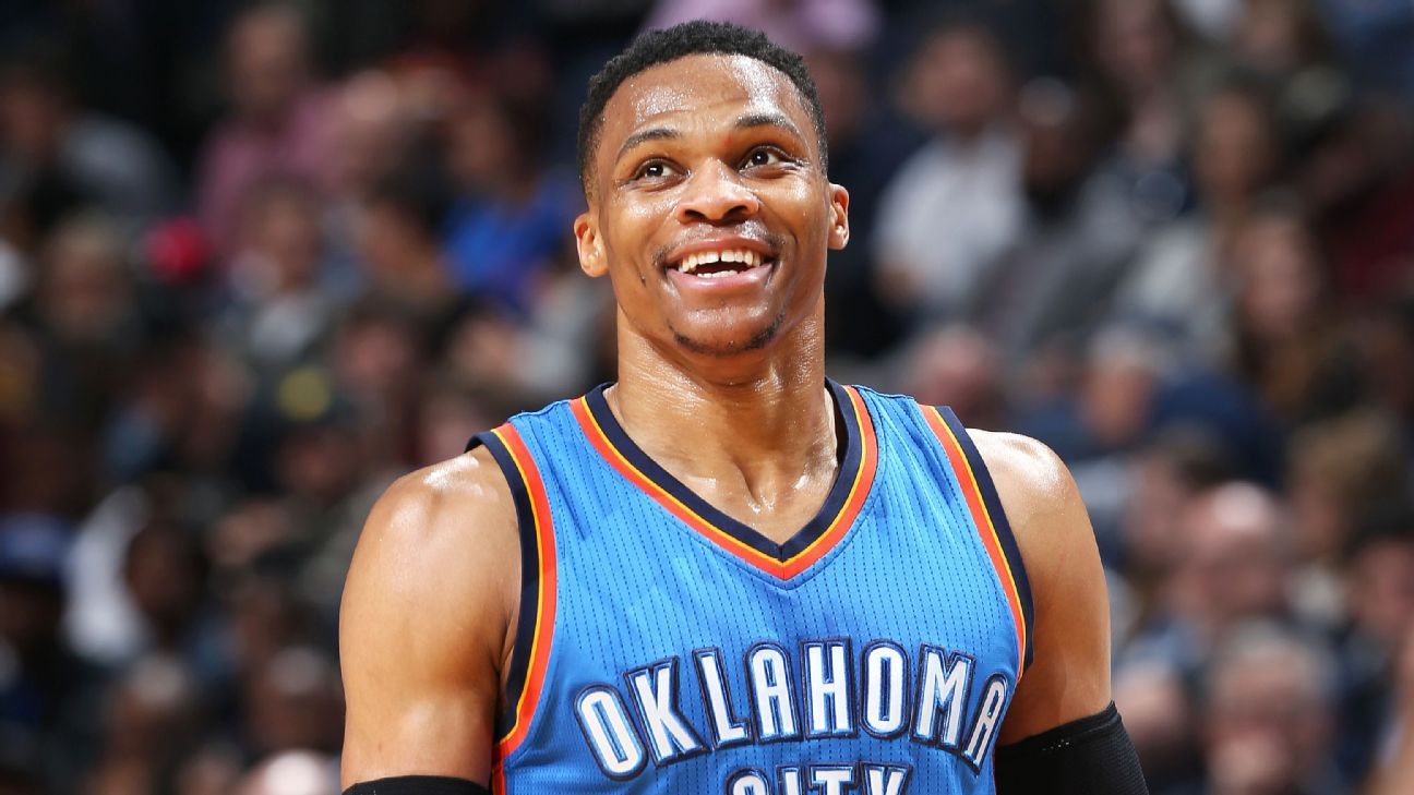 Russell Westbrook signs 5-year, $205M extension with Thunder - ESPN