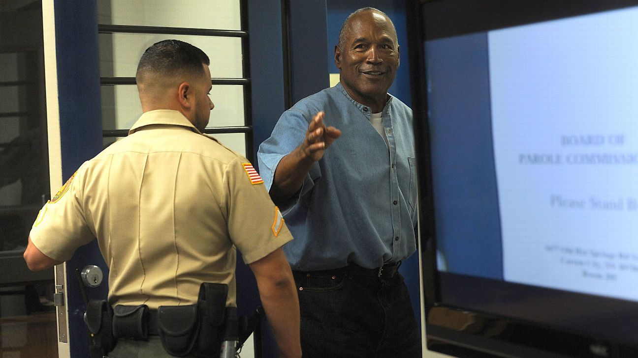 O.J. Simpson fue liberado tras cumplir nueve años en prisión - ESPN