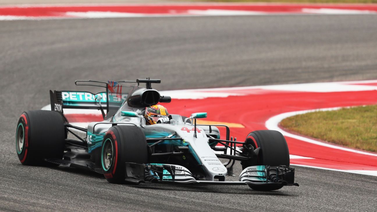 Lewis Hamilton sets ominous early pace in Austin