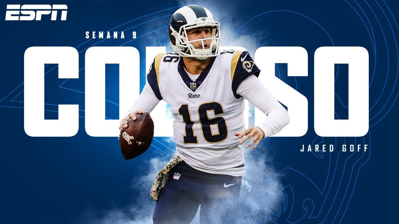 Jared Goff de los Rams es el Coloso de la Semana 9 - ESPN