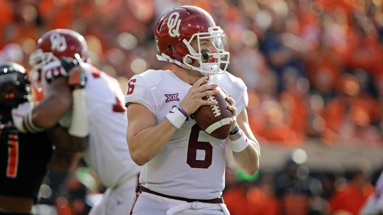 Baker Mayfield of Oklahoma Sooners takes Manning Award as nation's top ...
