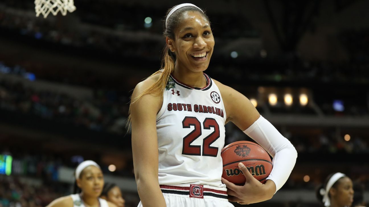 South Carolina senior A'ja Wilson is espnW's preseason national player ...