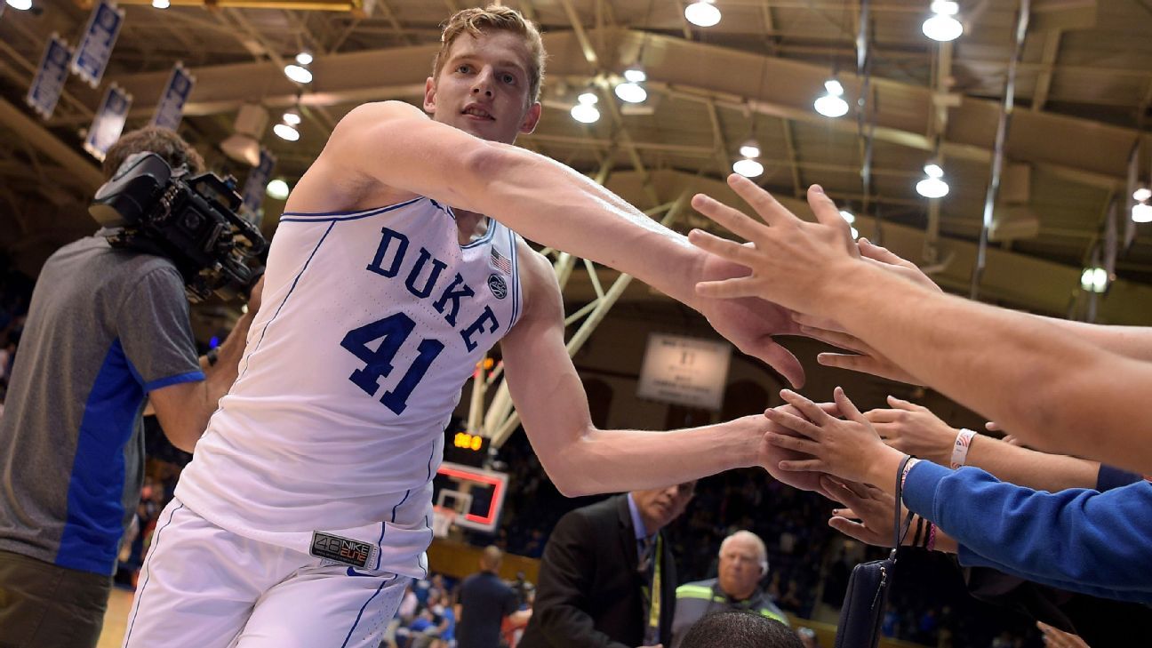 Aussie Jack White living dream with Duke Blue Devils and Coach K - ESPN