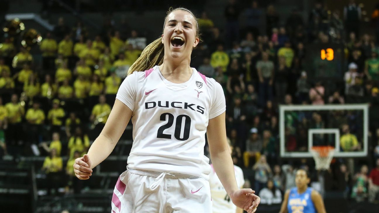 Oregon's Sabrina Ionescu named espnW's player of the week - ESPN