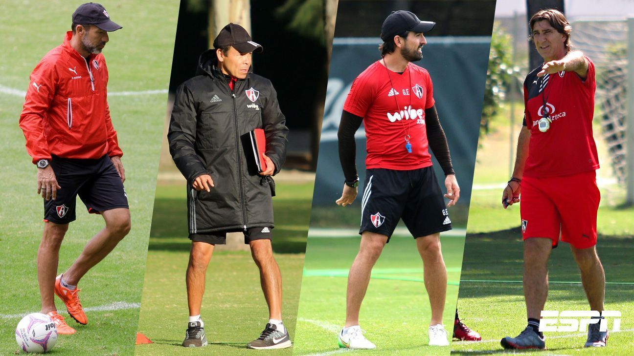 Atlas, equipo con más DT's en busca de salvación - ESPN