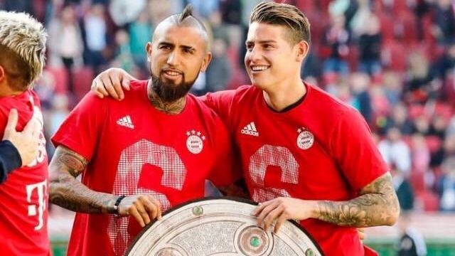 Vidal a James: "Es el primero de los tres que nos propusimos" - ESPN