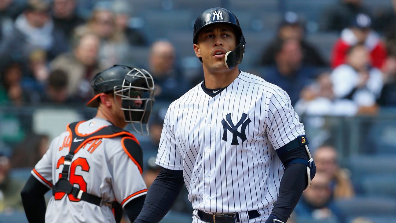 Giancarlo Stanton califica mal inicio con Yankees sólo como "mala ...