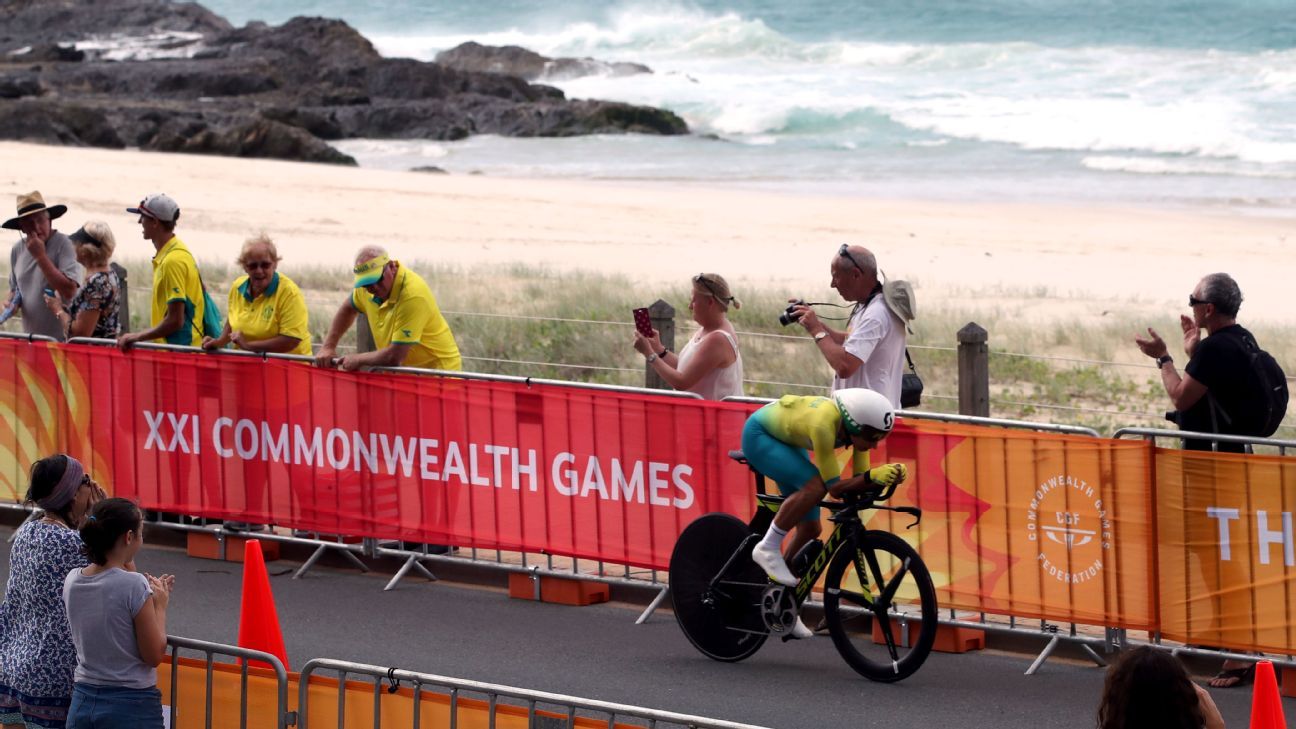 Meyer, Garfoot claim time trial double at Commonwealth Games - ESPN