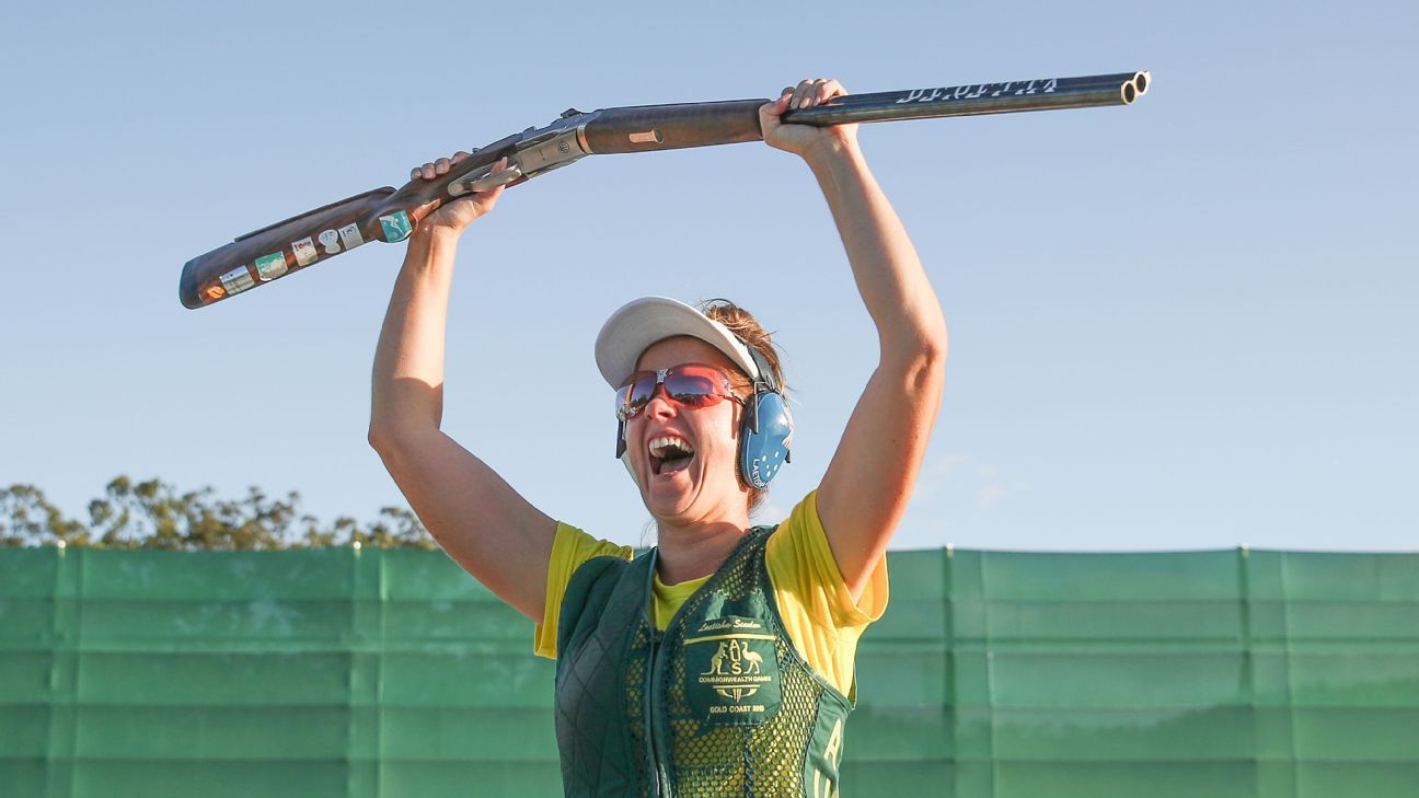 Aussie Scanlan takes gold in trap shooting - ESPN