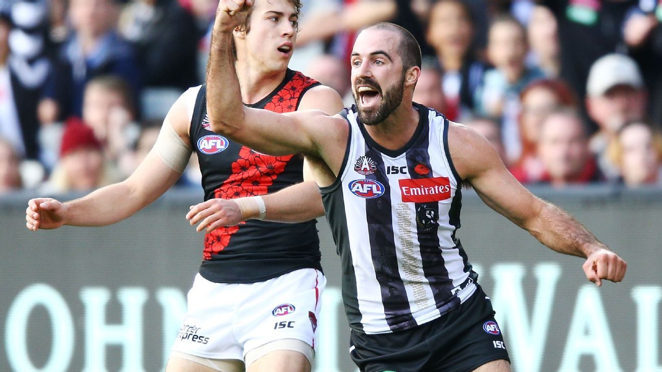 Pies dominate Bombers for Anzac win - ESPN