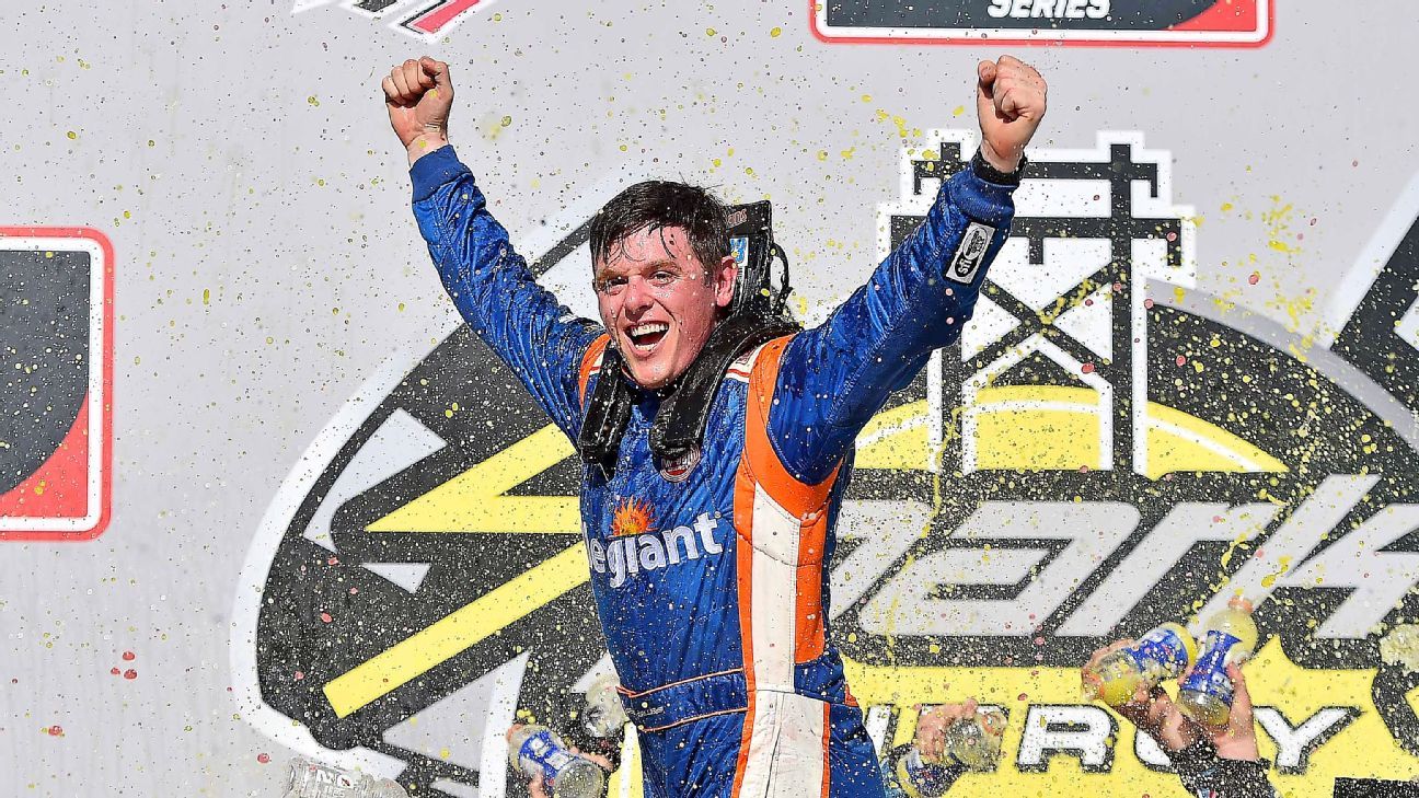 Spencer Gallagher Wins Xfinity Series Race At Talladega Superspeedway