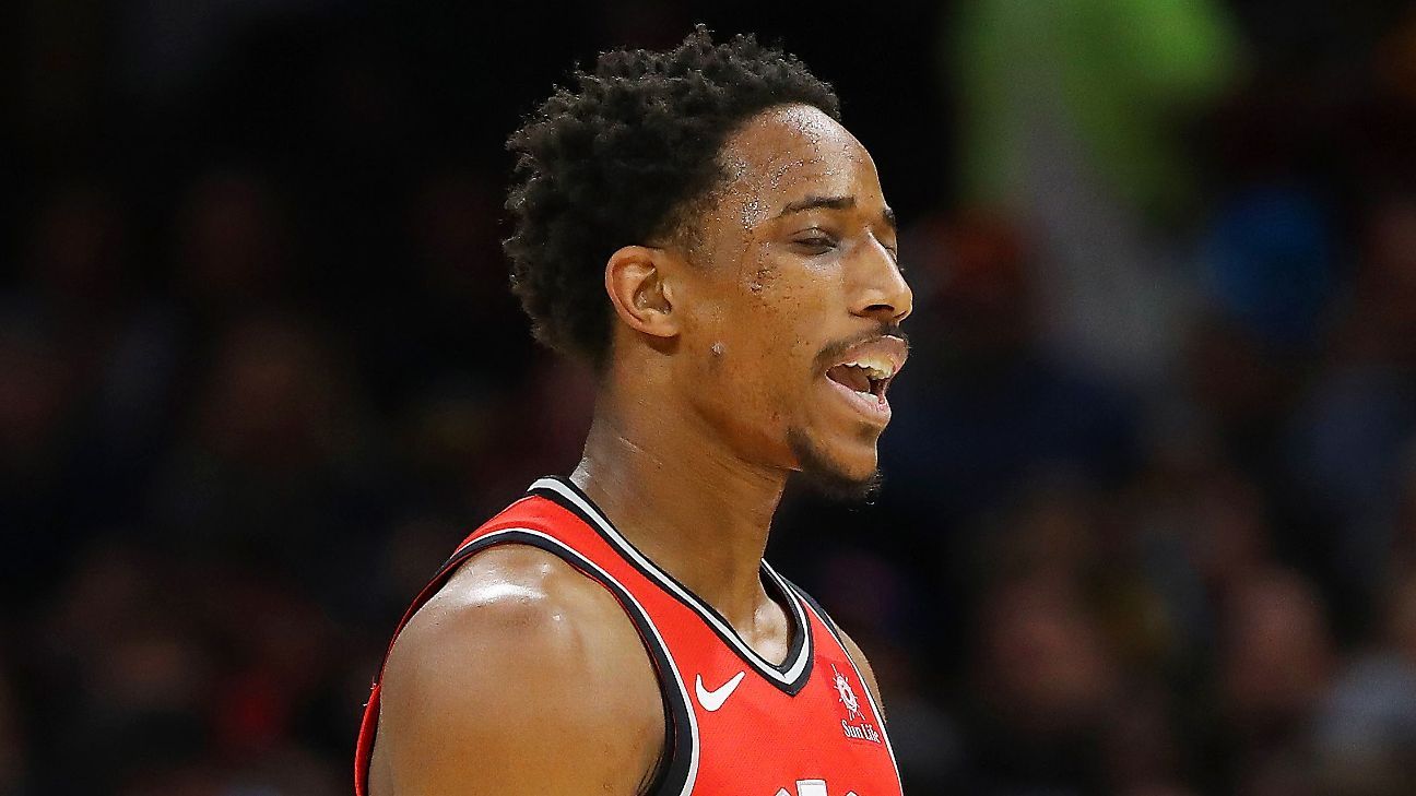 DeMar DeRozan of Toronto Raptors frustrated being benched, despite poor ...