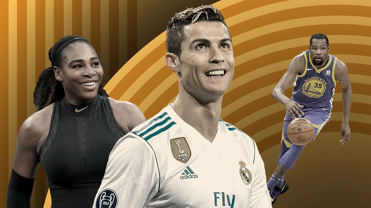 Los 100 atletas más famosos del mundo - ESPN