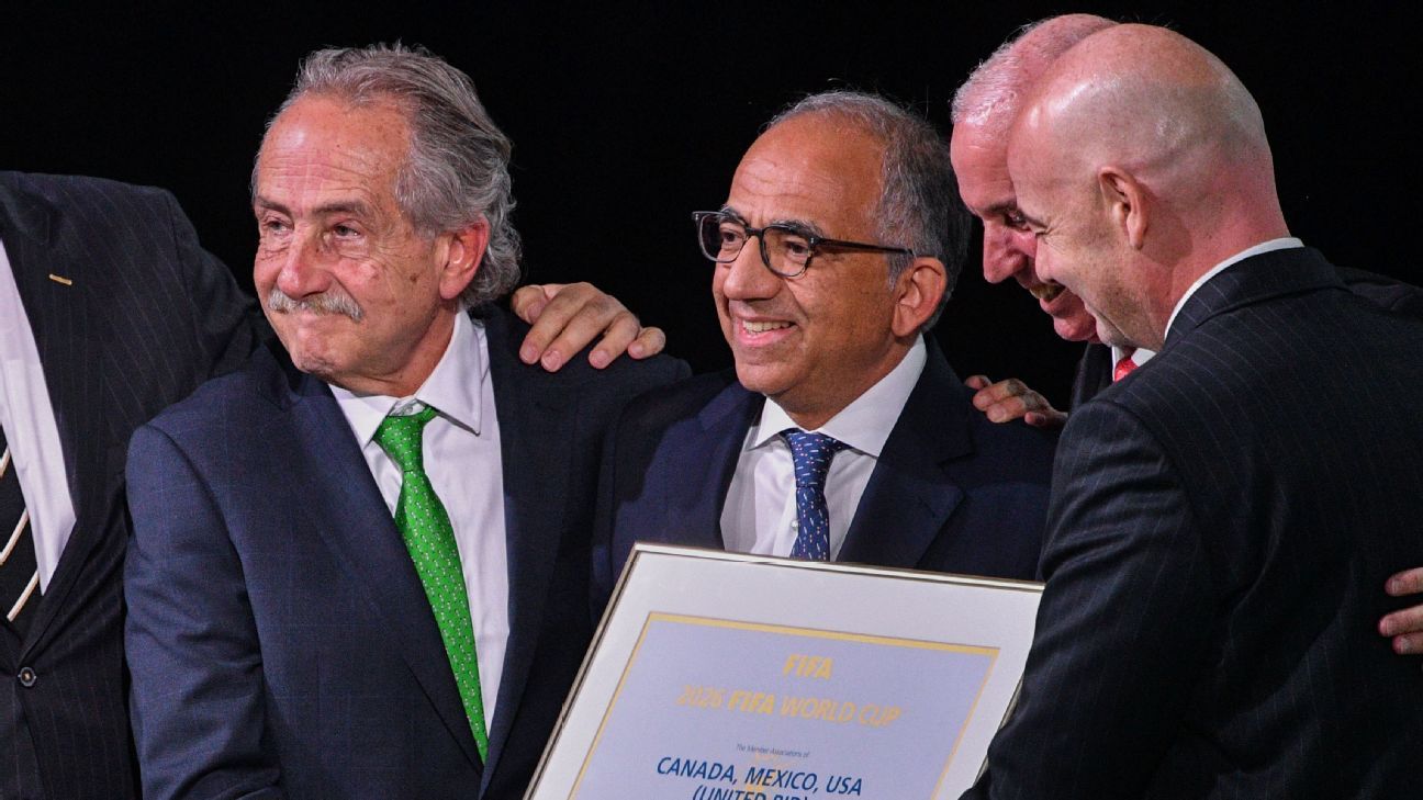 2026 World Cup coming to U.S., Mexico, Canada as joint bid wins vote - ESPN