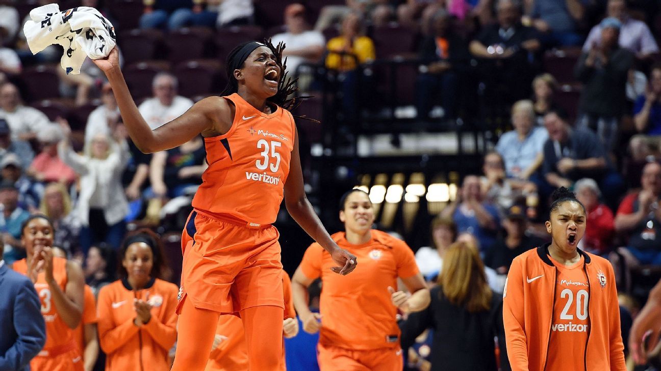 Red-hot Connecticut Sun lead way in ESPN's WNBA Basketball Power Index ...
