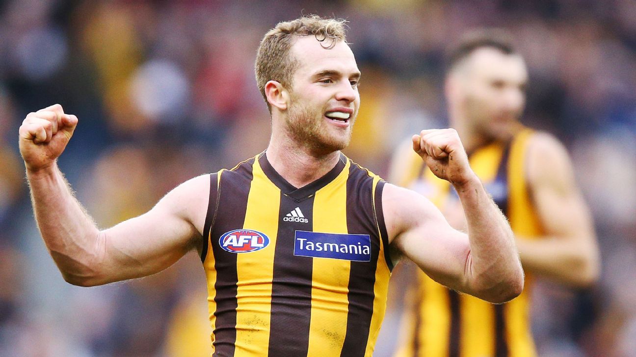 AFL Hawthorn vs. Essendon - Tom Mitchell must win the Brownlow Medal - ESPN