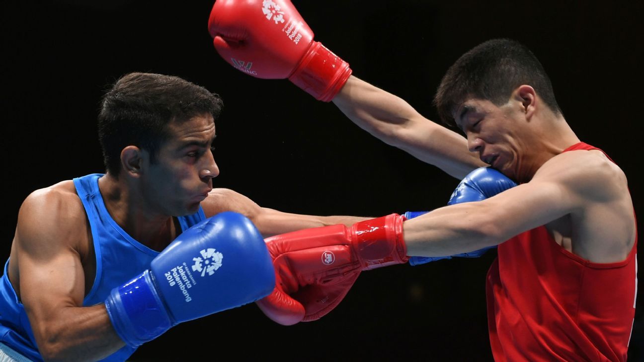 Boxer Amit Panghal defeats reigning Olympic champion to win 49kg gold ...