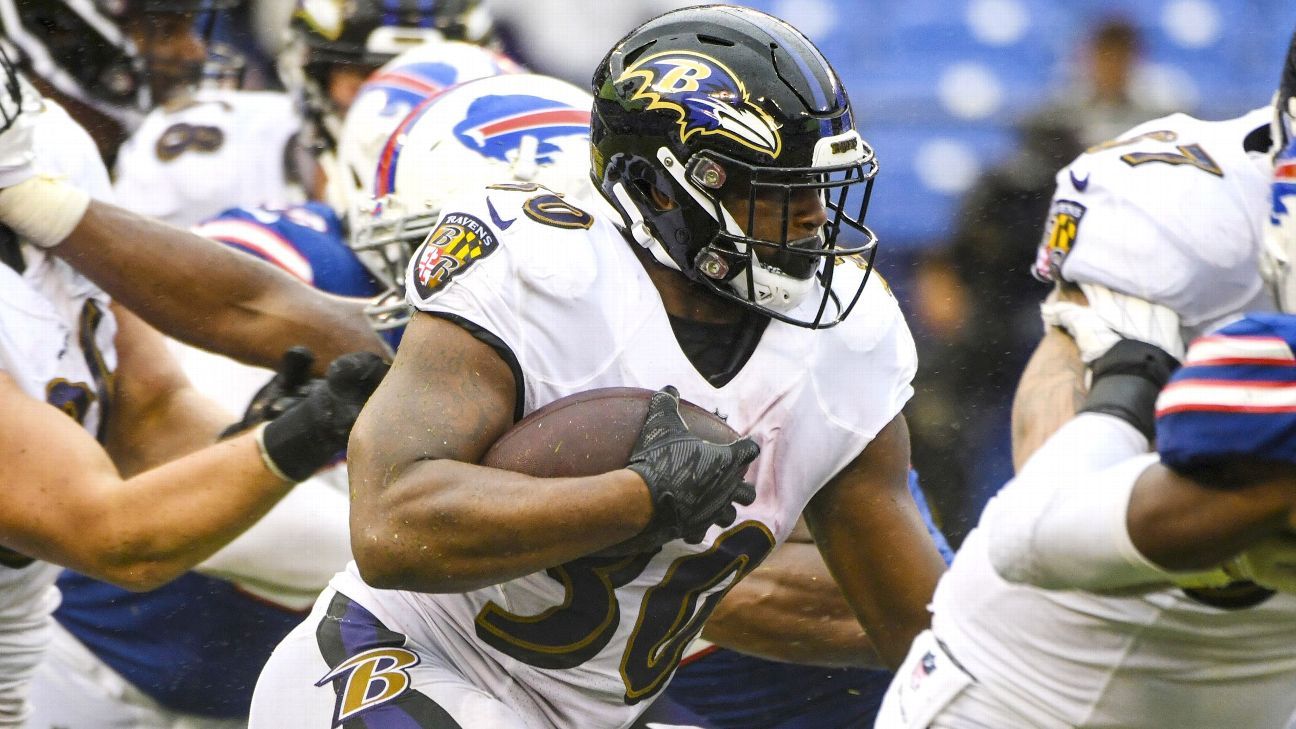 Kenneth Dixon, Baltimore Ravens running back, placed on IR with knee ...