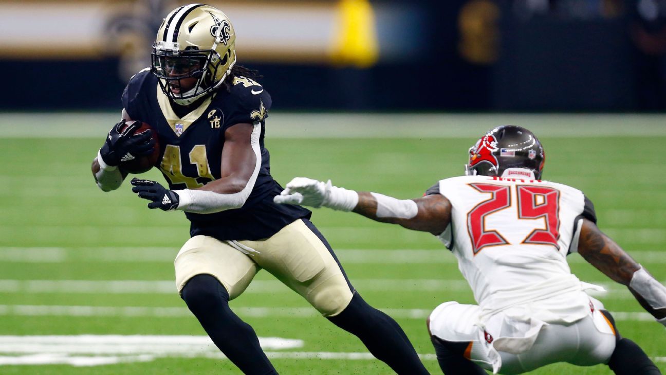 Alvin Kamara somehow finds another gear to start Year 2 - ESPN - NFC ...