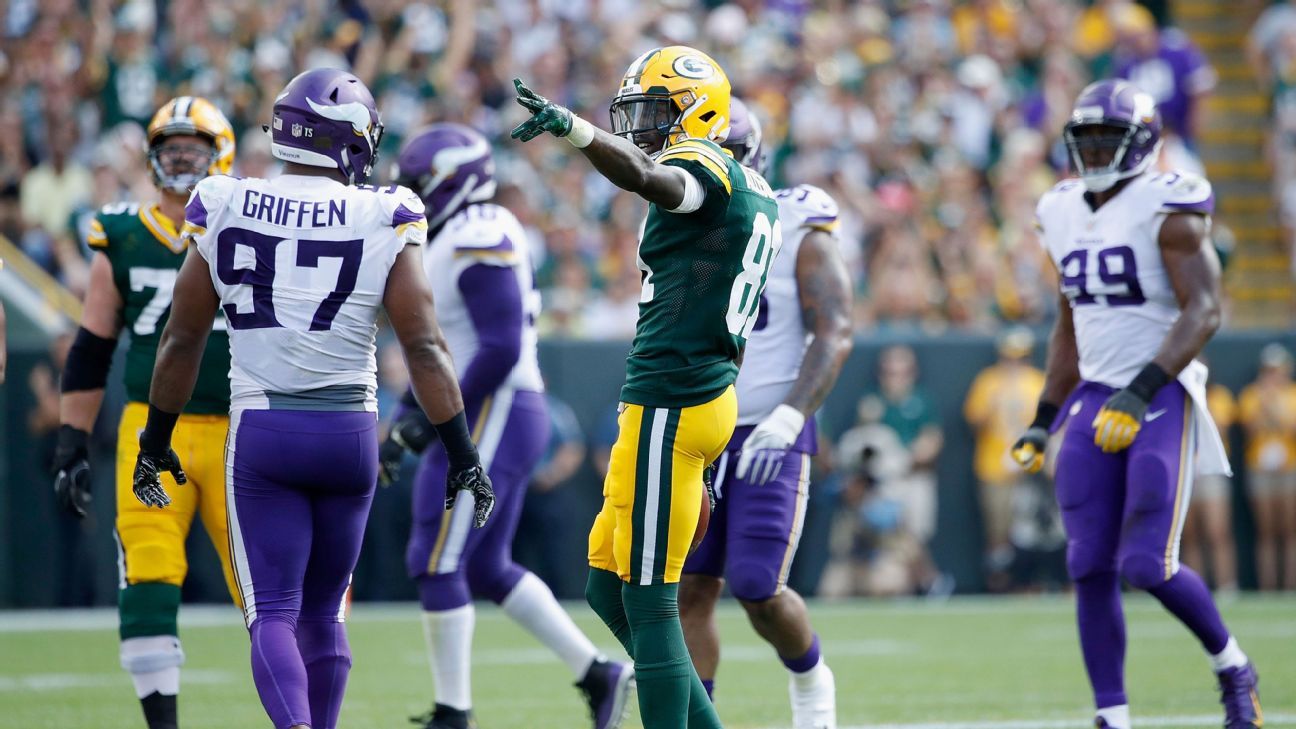 No worries now for G-Mo: Packers' Geronimo Allison - ESPN - Green Bay ...