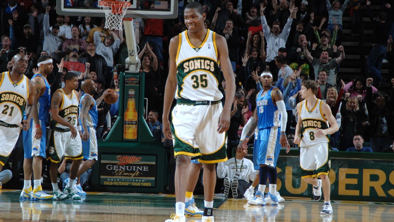 Durant: Seattle merece tener un equipo NBA - ESPN