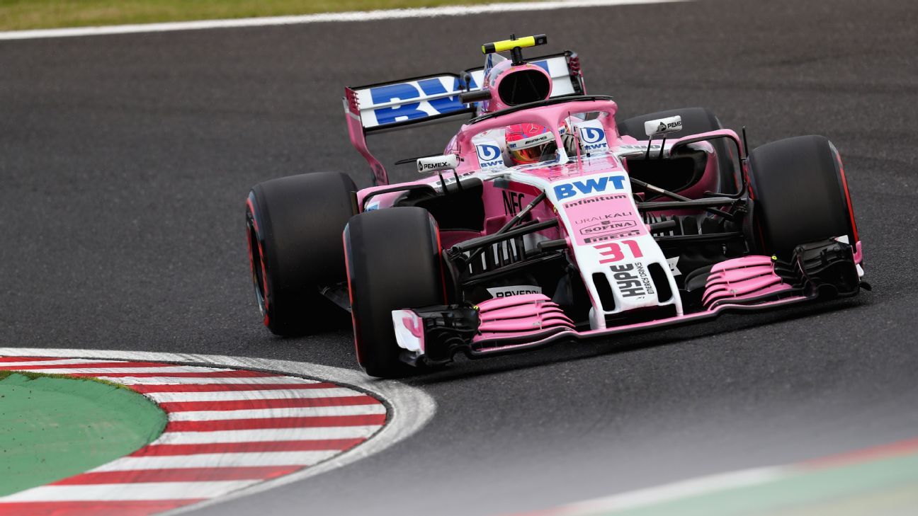 Esteban Ocon gets grid penalty for red-flag infringement in FP3 - ESPN
