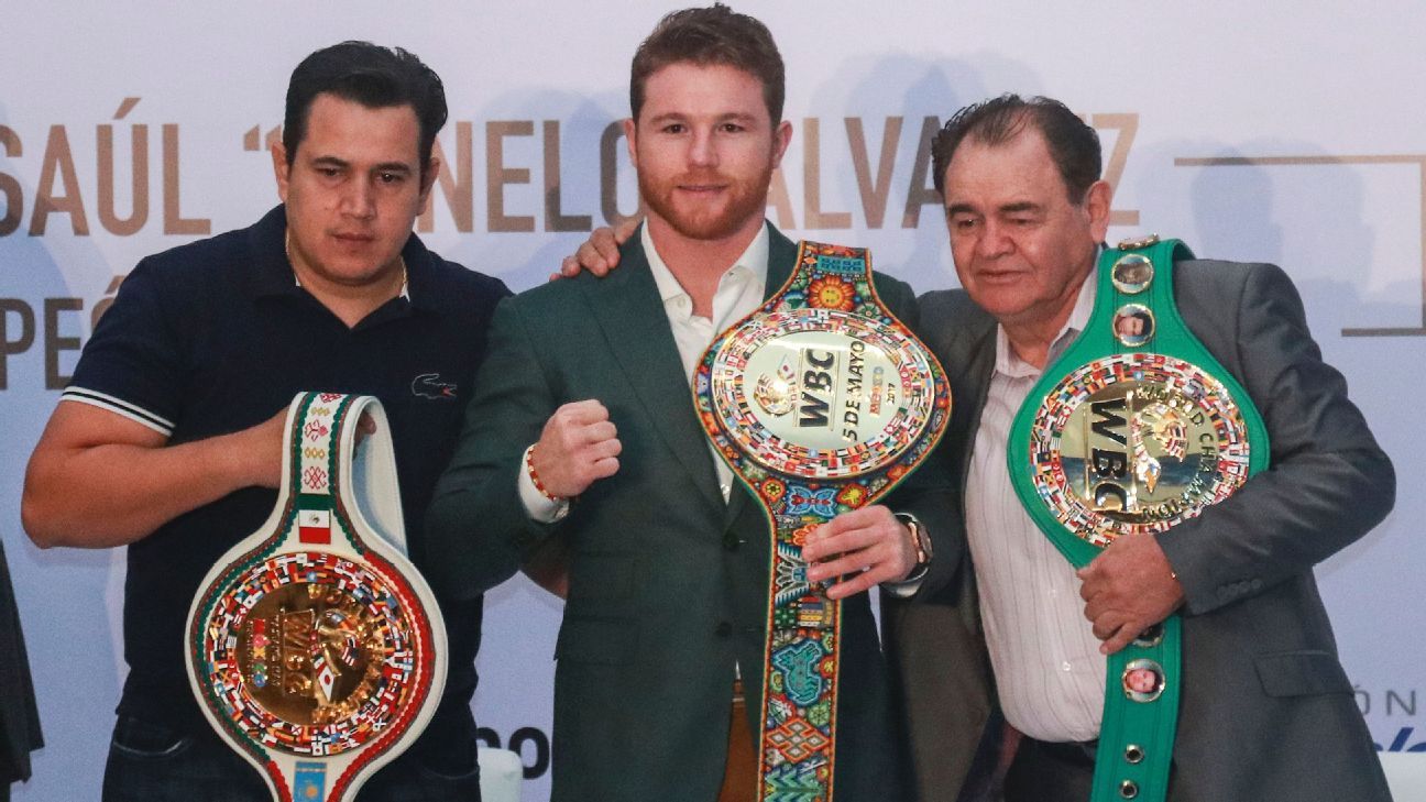 Recibe 'Canelo' Álvarez cinturón verde y oro del Consejo Mundial de ...